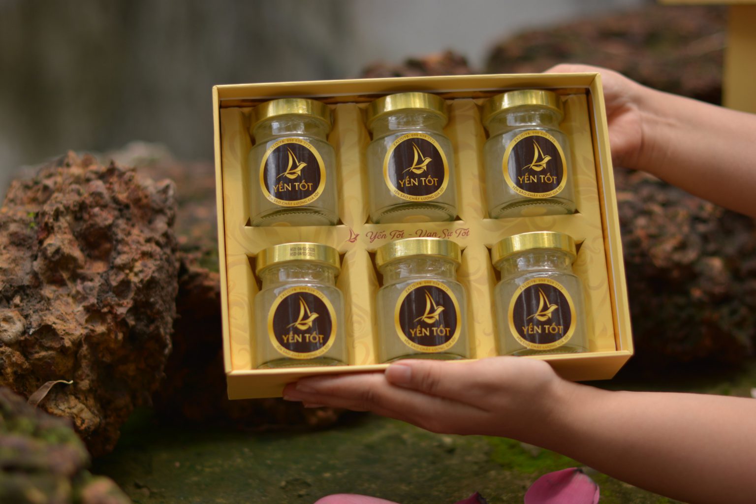 Gía bán Yến tươi chưng sẵn đóng hũ vị đường phèn 70ml - YẾN SÀO YẾN TỐT ...